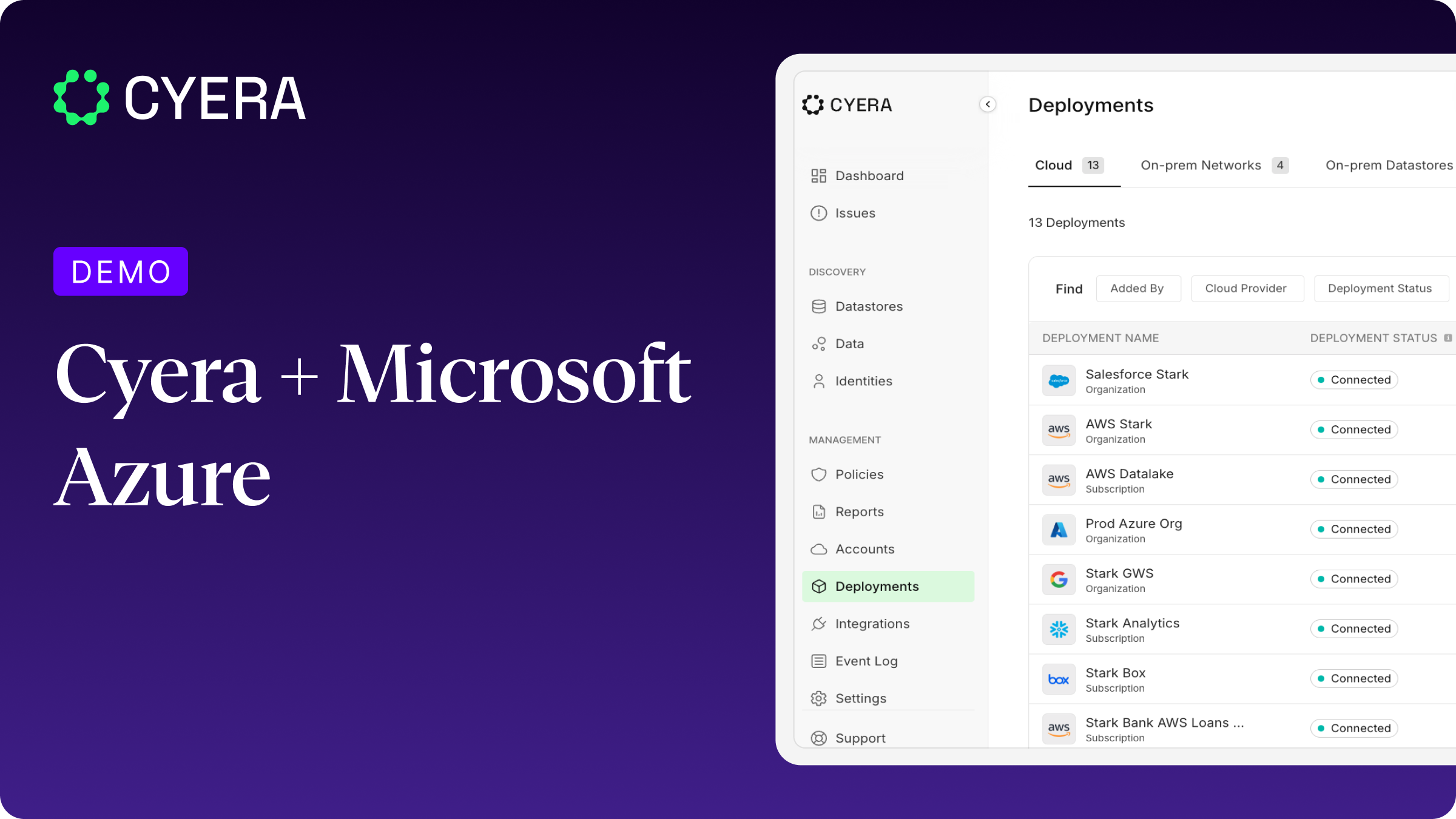 Cyera + Microsoft Azure Demo: Multi Cloud Visibility | Cyera Videos